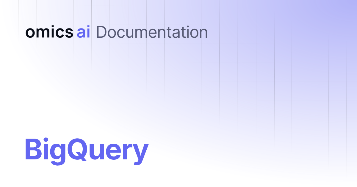 BigQuery | Documentation