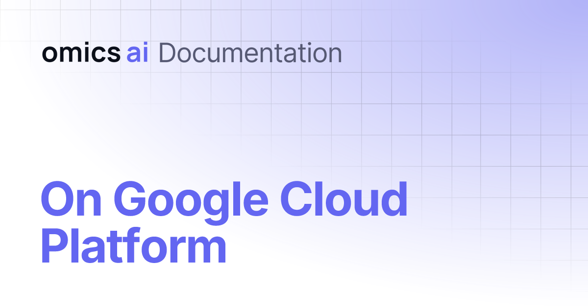 On Google Cloud Platform | Documentation