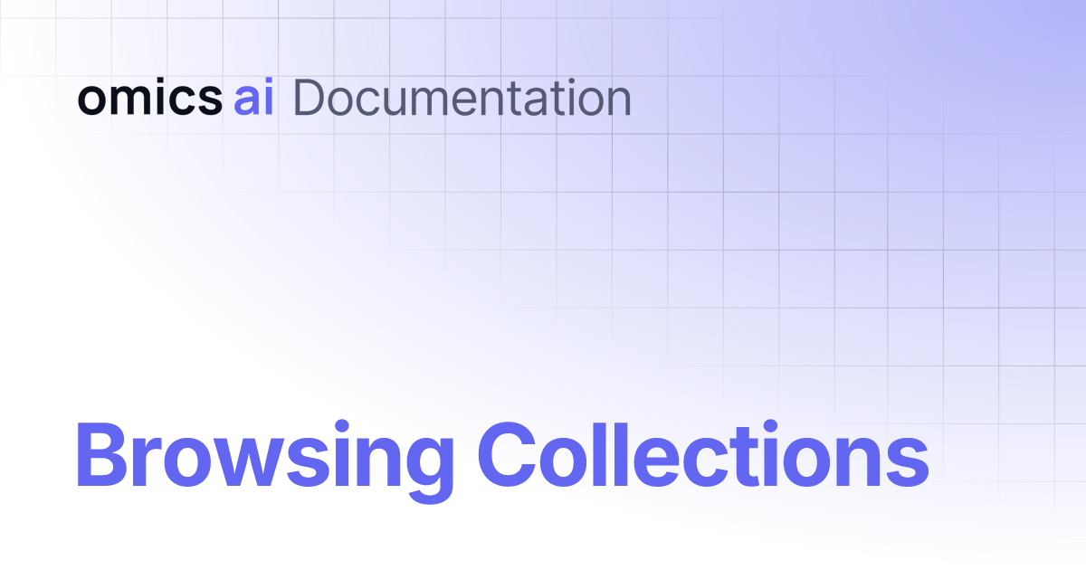 Browsing Collections | Documentation